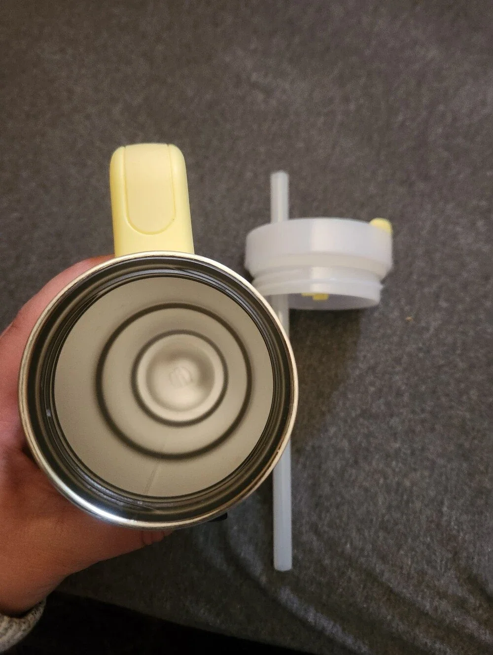 Stanley | Dining | Stanley Pale Yellow Insulated Travel Mug With Handle ...